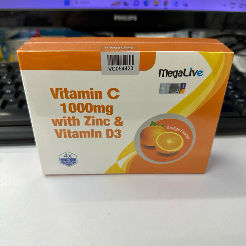 (GOODLIFE) - MEGALIVE VITAMIN C 1000MG EFFERVESCENT TABLET - 4x10S | Shopee Malaysia