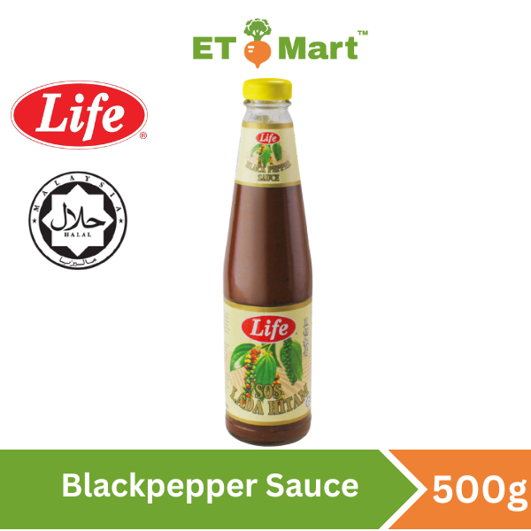 LIFE Blackpepper Sauce Sos Lada Hitam 500g | Shopee Malaysia
