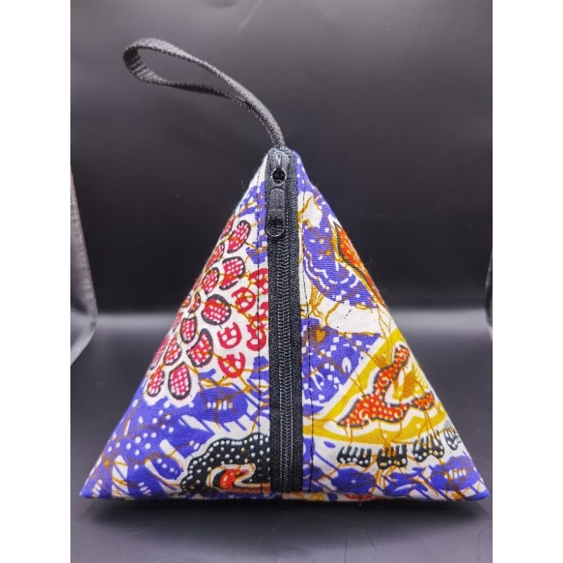 Beg Duit Syiling Batik | Coin Pouch Batik | Beg Segitiga Batik (Besar ...