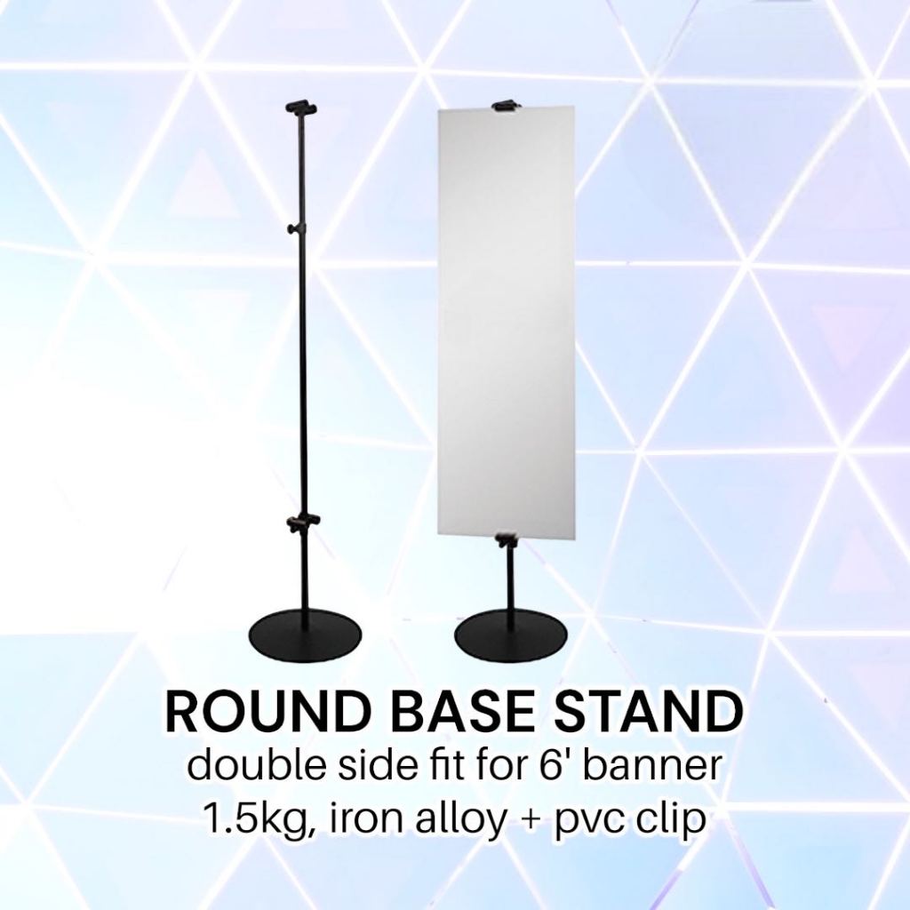 bunting stand / stand / round base stand | Shopee Malaysia
