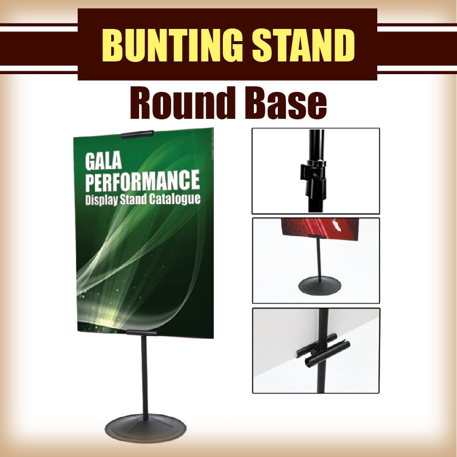bunting stand / stand / round base stand / stand round | Shopee Malaysia