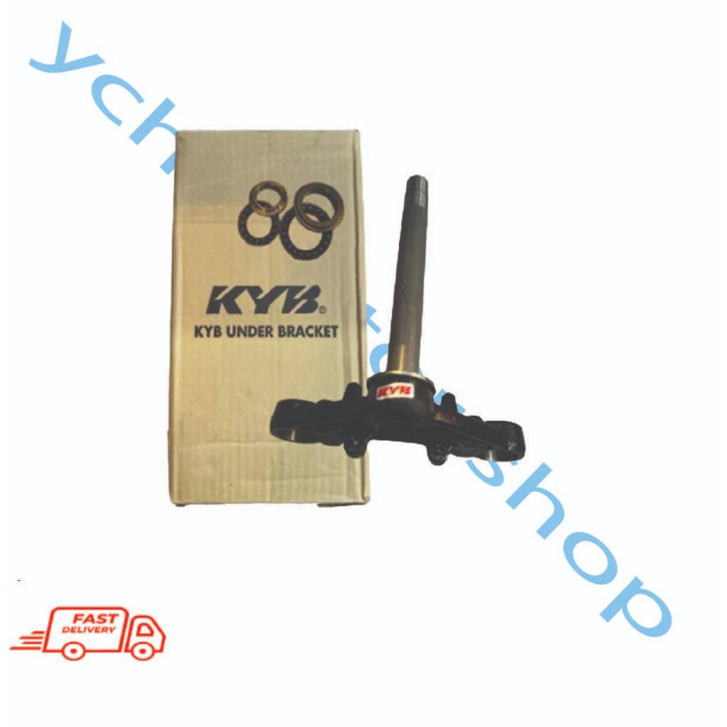 YAMAHA RXZ 100% ORIGINAL KYB KAYABA HANDLE T FORK STEERING STEM UNDER BRACKET DAMPER TIGA KAKI ...