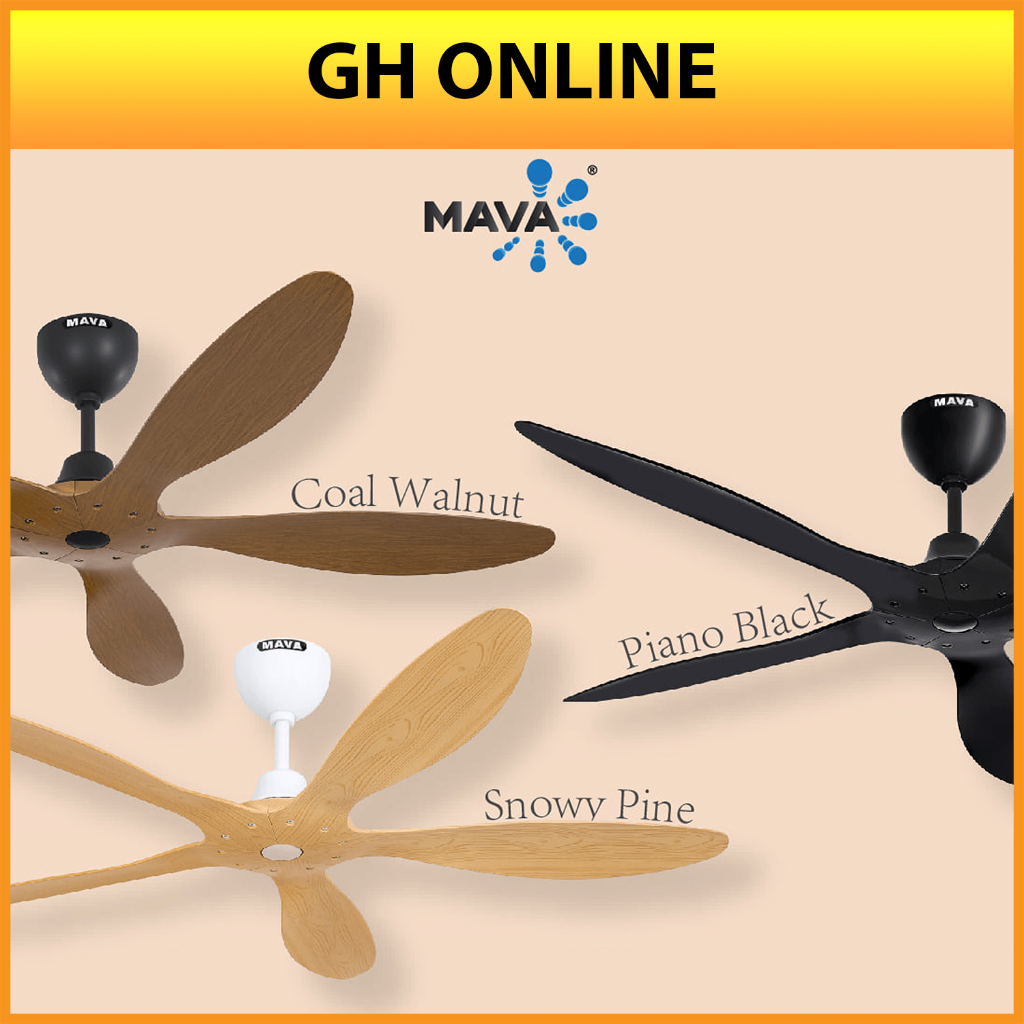 MAVA 54" SLIM CEILING FAN WITH THE REMOTE CONTRAL | Shopee Malaysia