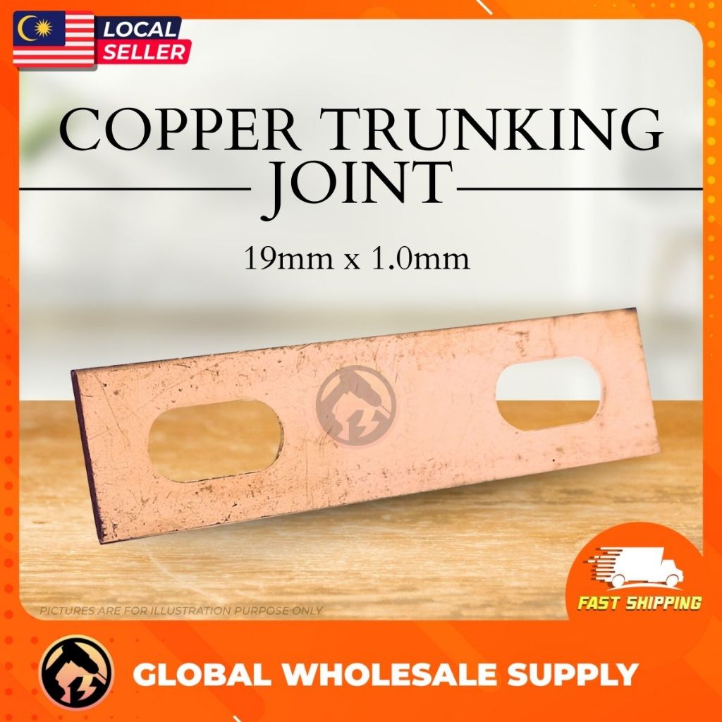 [1PC] 19mmx1.0mm Copper Trunking Joint Earth Link Copper Earth Link ...