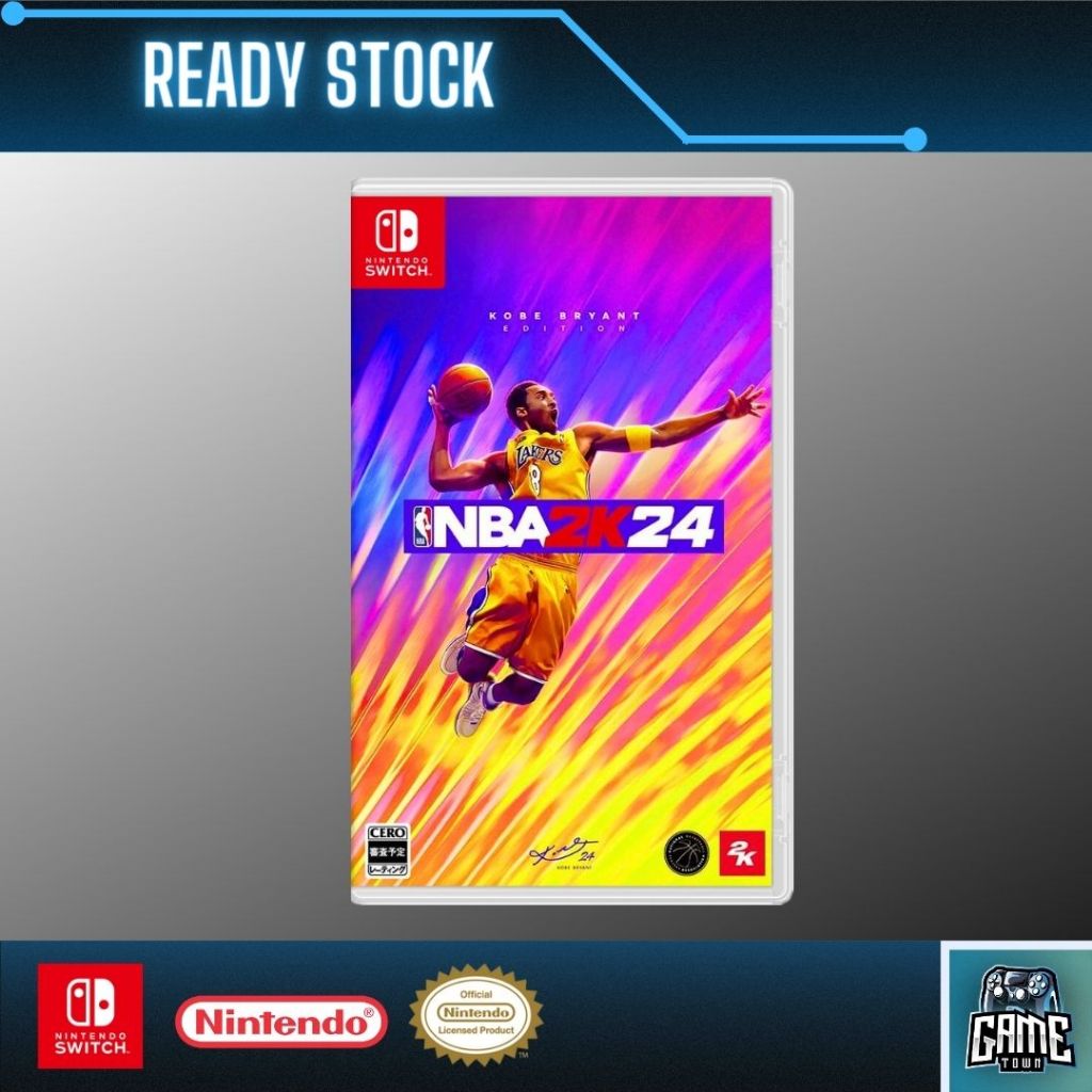 Nintendo Switch NBA 2K24 Kobe Bryant Edition 篮球 24 科比 布莱恩版 (English ...