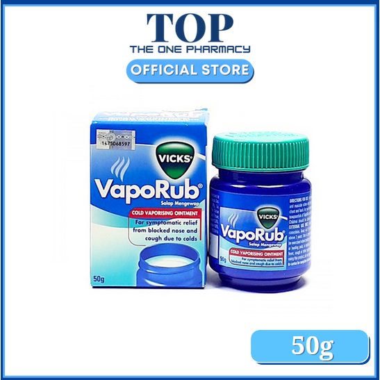 Vicks VapoRub Salap Mengewap 50g | Shopee Malaysia