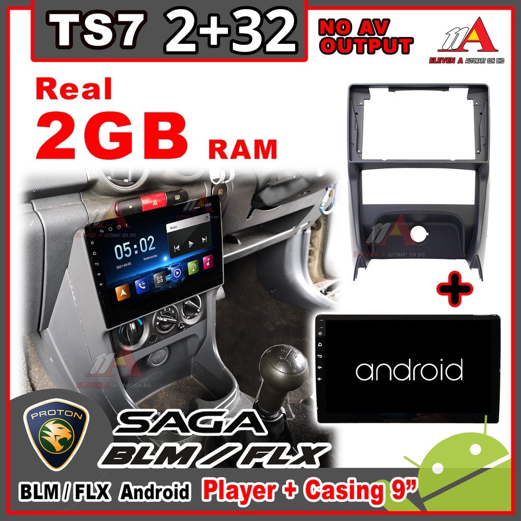 [TS7/T100/T133] Proton Saga FLX BLM Android Player 9" inch IPS Screen ...
