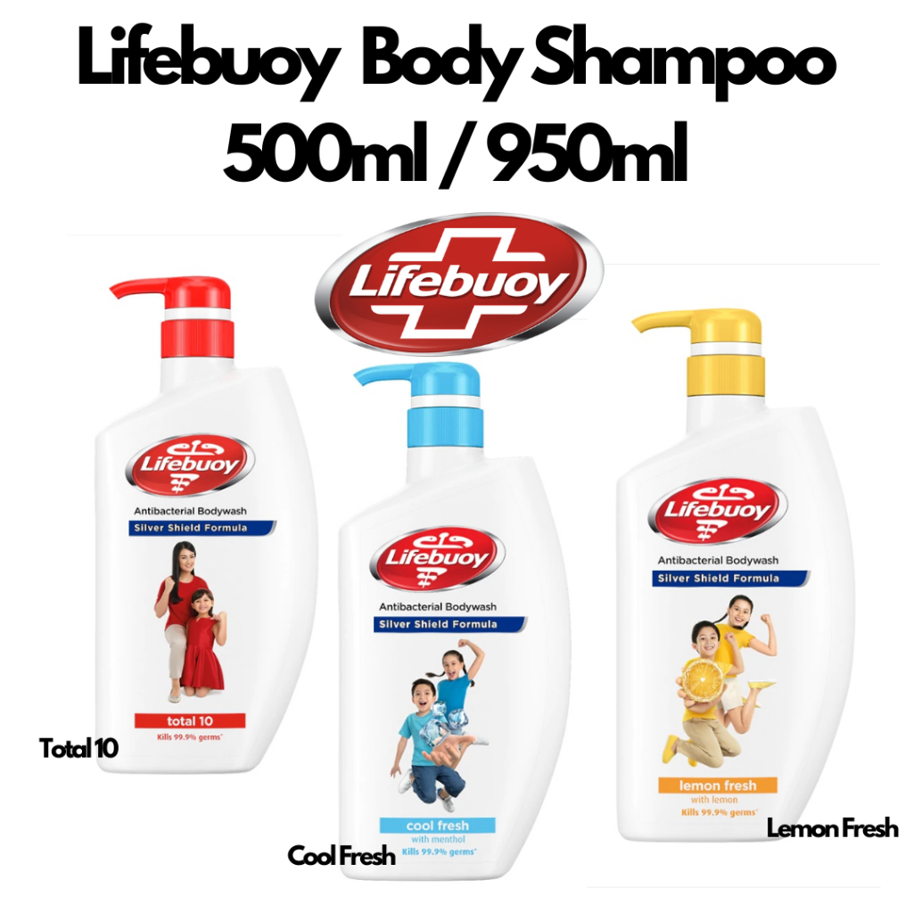 Lifebuoy Body Wash 500ml / 950ml Body Shampoo | Shopee Malaysia