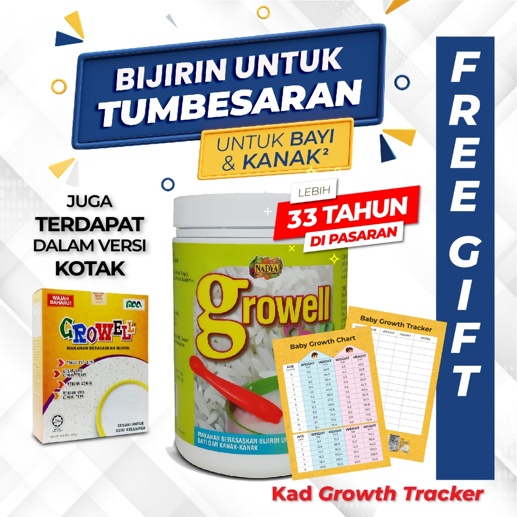 Growell Makanan Bayi Kiddit Tambah Selera Makan Baby Naikkan Berat ...