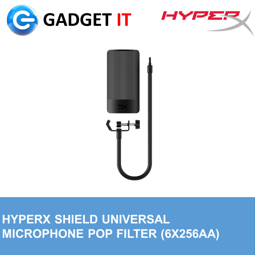 HYPERX SHIELD UNIVERSAL MICROPHONE POP FILTER (6X256AA) | Shopee Malaysia