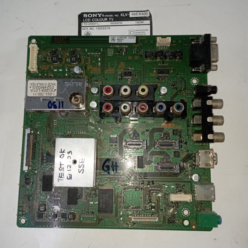 SONY-KLV-46EX400/MAINBOARD/POWERBOARD/TCON/INVERTER | Shopee Malaysia
