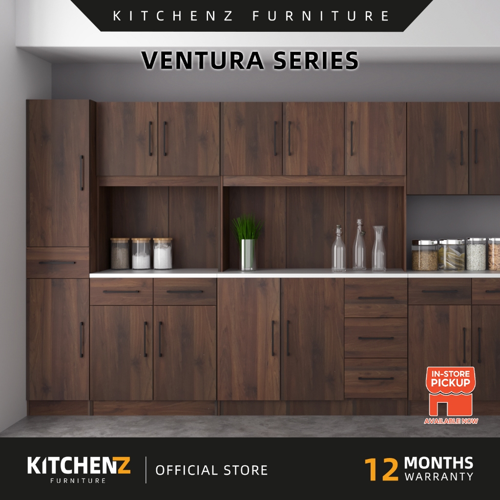 [FREE Shipping] KitchenZ Ventura Wesley Kitchen Cabinet Wall Tall Unit ...
