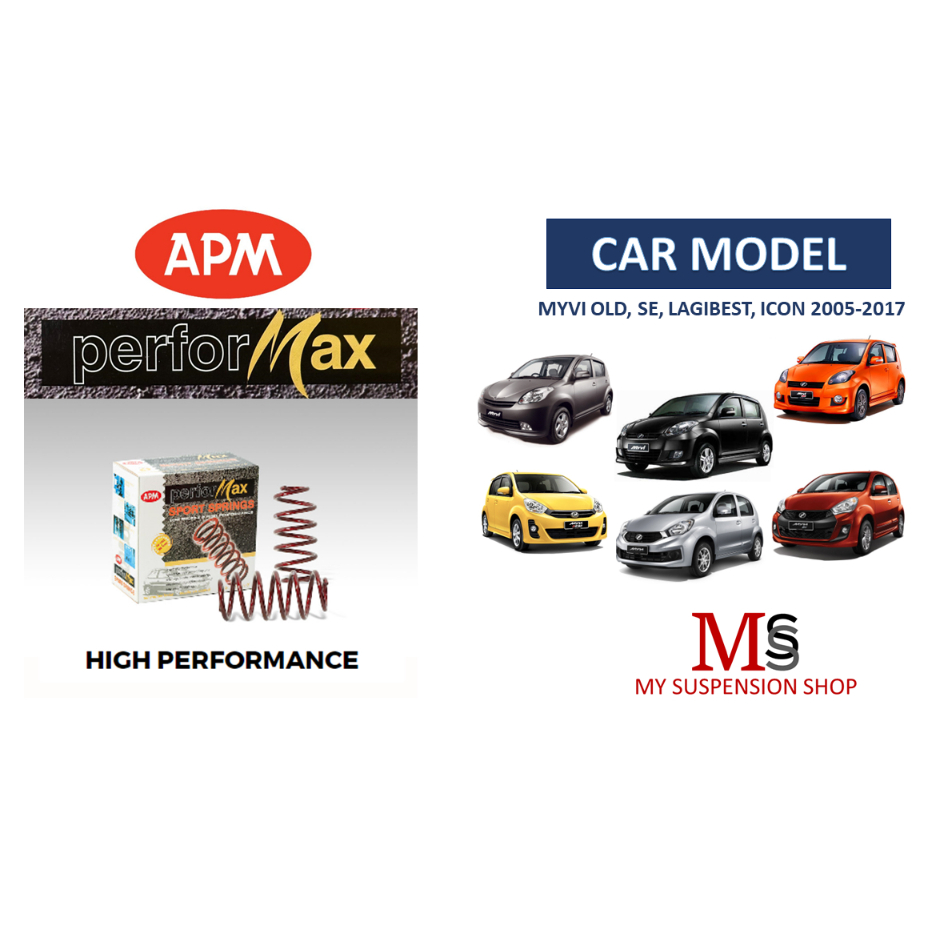 (APM Performax)Perodua Myvi Old, Lagibest, Icon 2005-2017 Heavy Duty ...