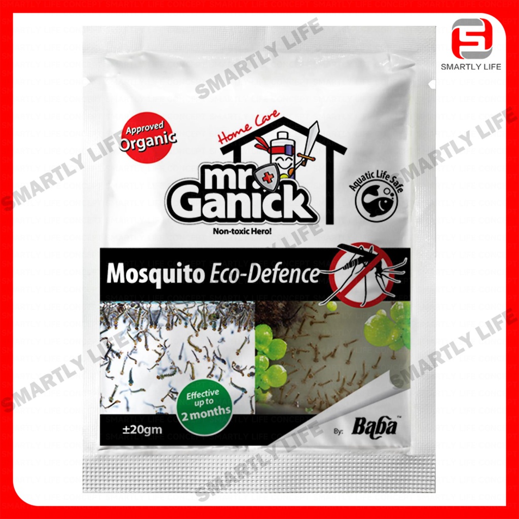 BABA Mr Ganick Mosquito Eco-Defence 20GM Organic Non Toxic Larvae ...