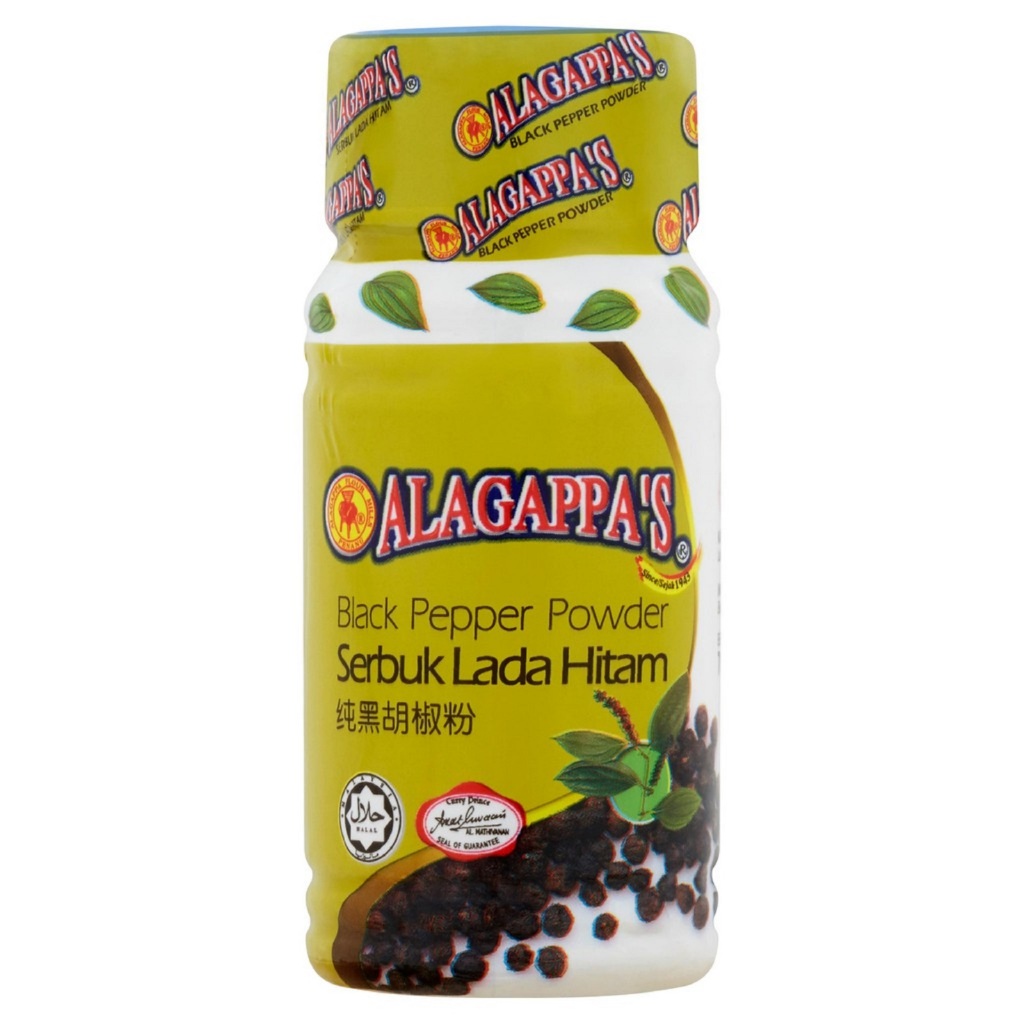 Alagappas Black Pepper Powder 70g | Shopee Malaysia
