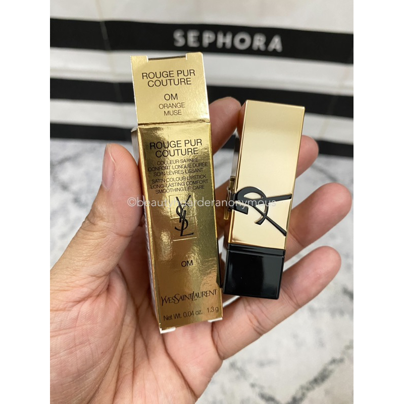 YSL Rouge Pur Couture Lipstick (OM Orange Muse) 1.3g | Shopee Malaysia