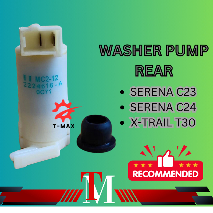 Nissan X-Trail T30, Serena C23, C24 (Rear) Wiper Washer Tank Motor ...