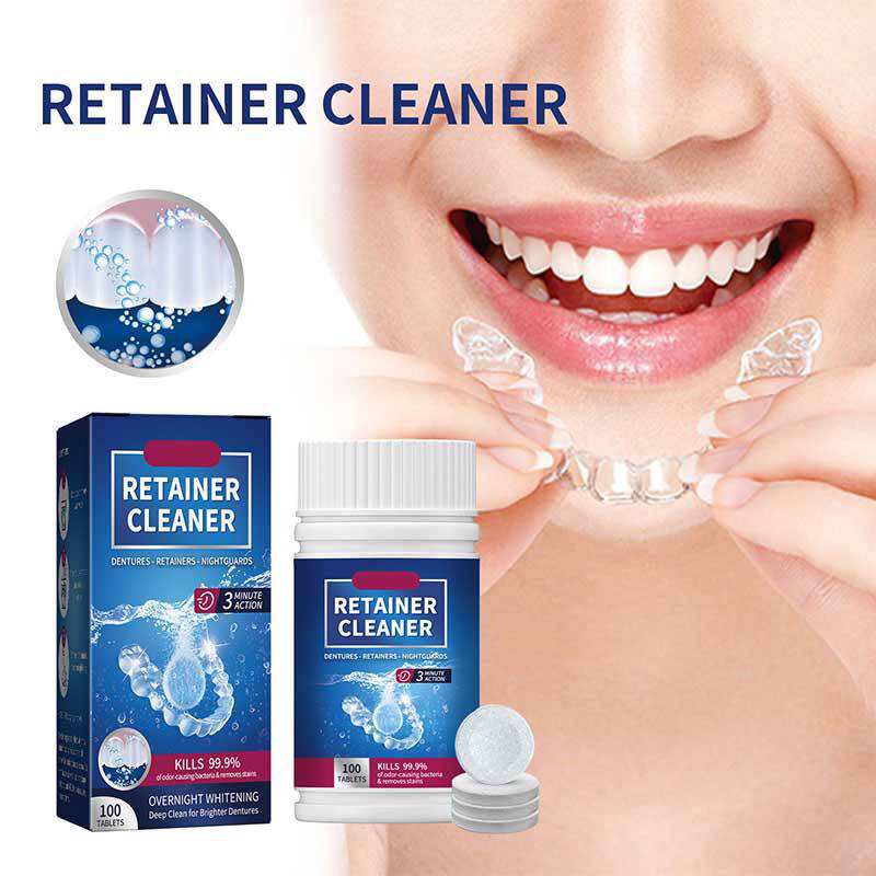 JAYSUING RETAINER CLEANER TABLET PEMBERSIH RETAINER GIGI GIGI PALSU ...
