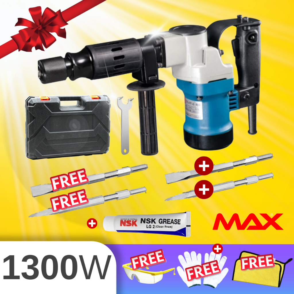 HM0810 1300W Hex Demolition Hammer Pick Break Concrete Electric Hammer ...