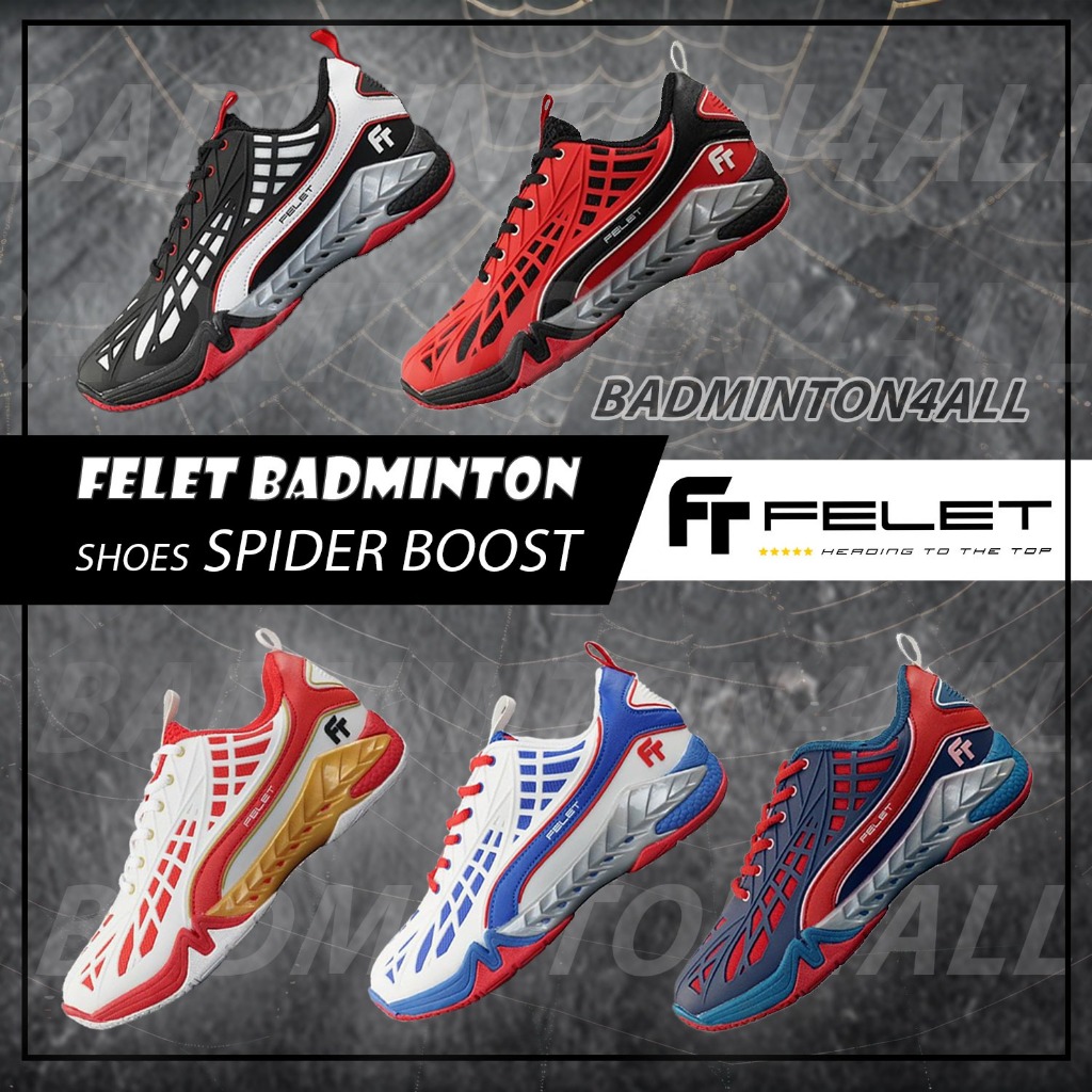 FELET BADMINTON SHOES SPIDER BOOST (100% Original) | Shopee Malaysia