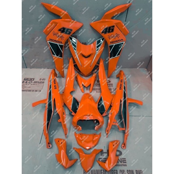 COVERSET HONDA DASH 110/125 46 V2 V3 V4 V5 MODEL (2022-2023) | Shopee ...