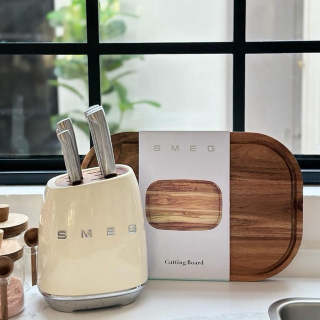 [READYSTOCK] SMEG CUTTING BOARD SOLID WOOD CHOPPING BOARD | Shopee Malaysia