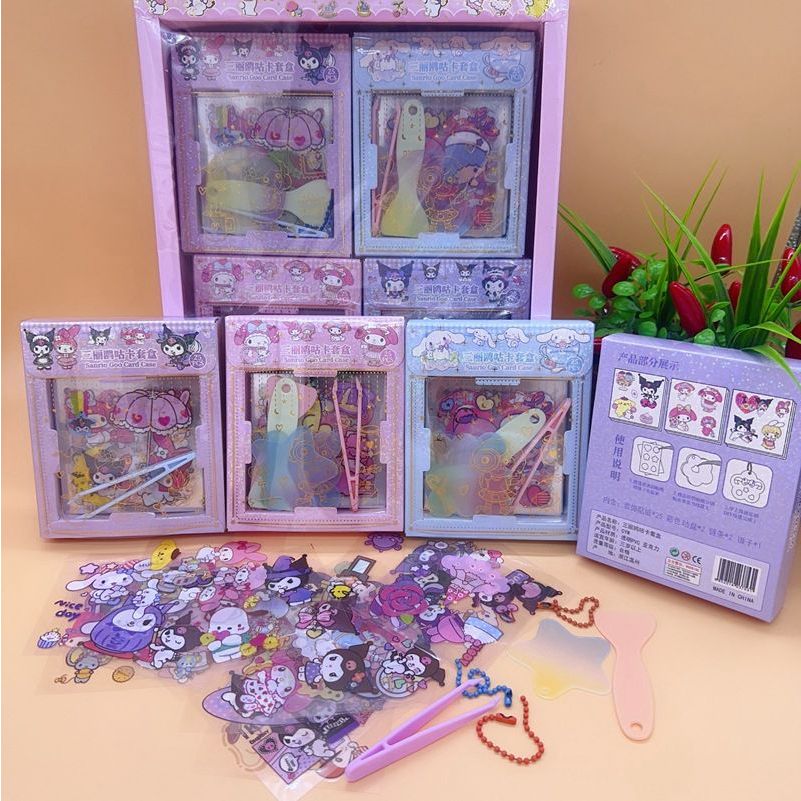 Cute Cartoon Goo Card Case DIY Cute Sticker Cartoon Journal Stickers ...