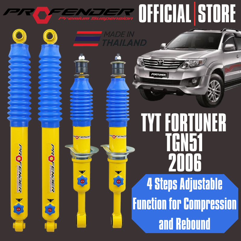 Profender 4 Step Adjustable Shock Absorber - Toyota Fortuner TGN51 2006 ...
