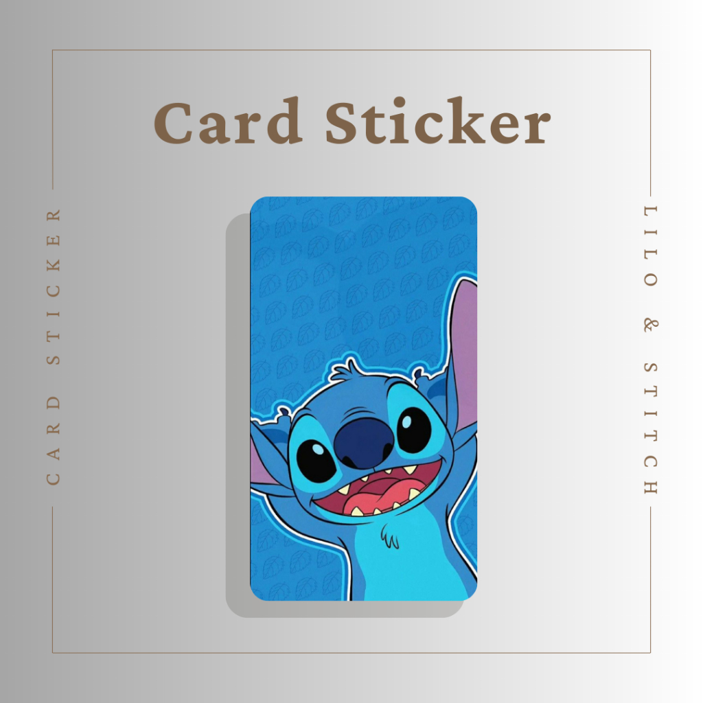 STITCH CARD STICKER - TNG CARD / NFC CARD / ATM CARD / ACCESS CARD ...
