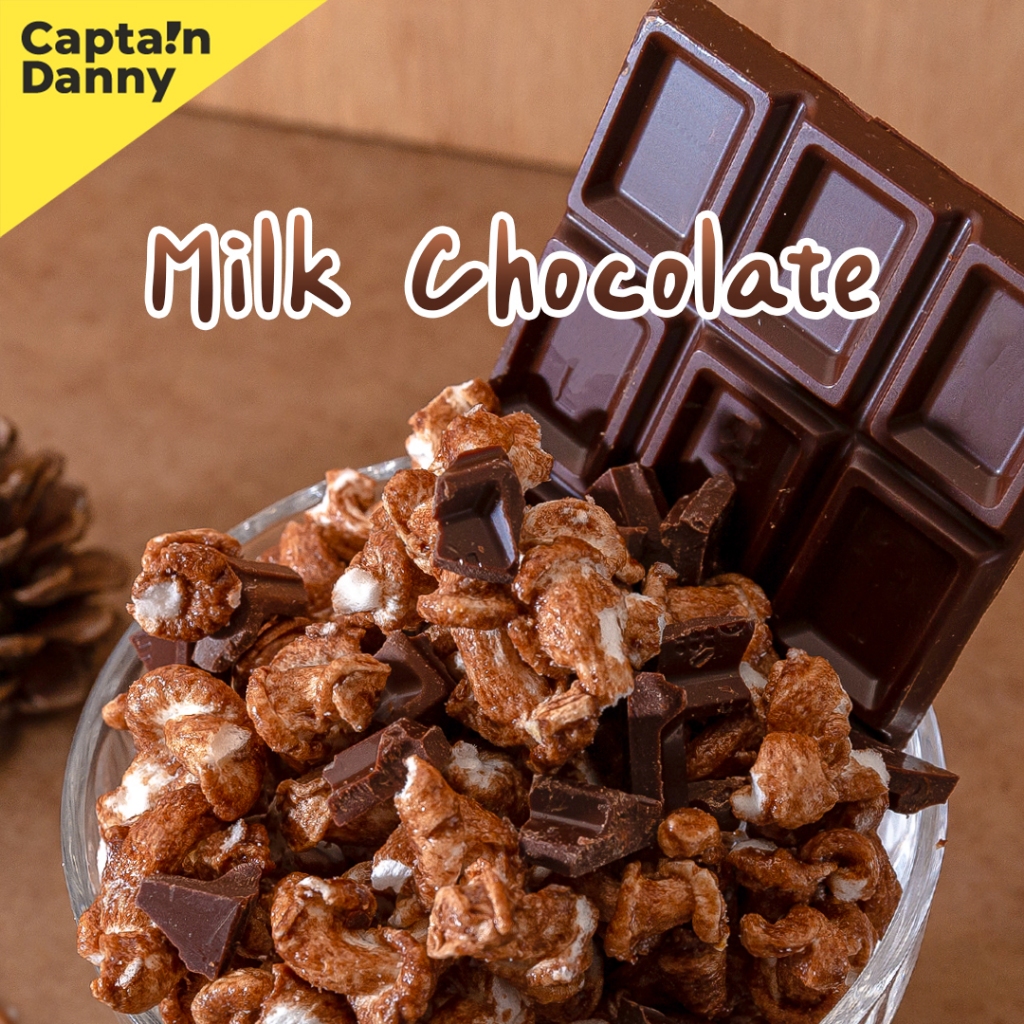Captain Danny Rice Popcorn - Milk Chocolate Flavoured 100g 🍿 米的爆米花 米米花 ...