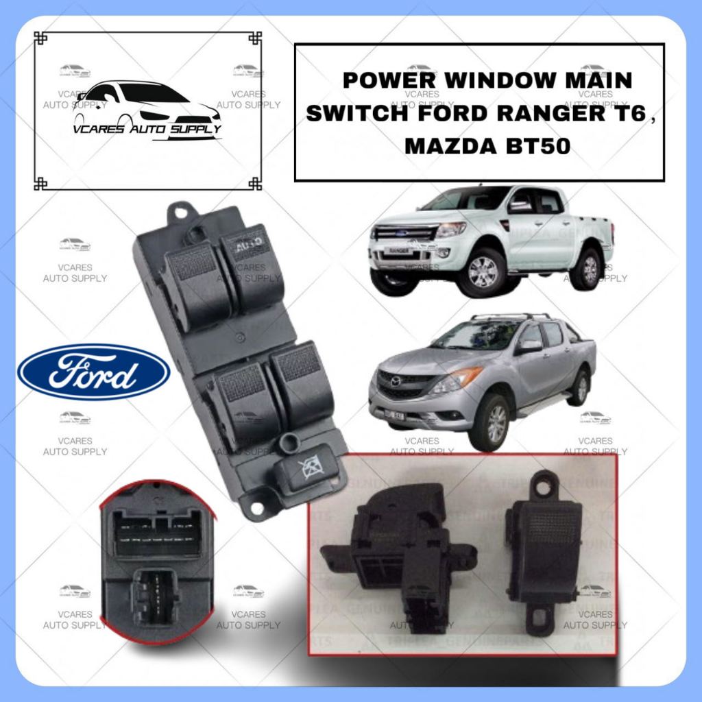 Ford Ranger T6 Mazda BT50 Mazda UV4G 15 Pin Power Window Main Switch ...