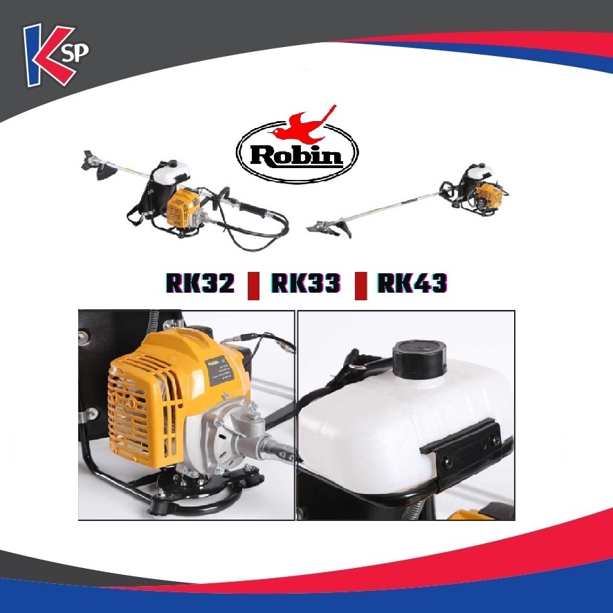 (ORIGINAL) Robin RK32H/33H/43H Brush Cutter Backpack Brush Cutter ...