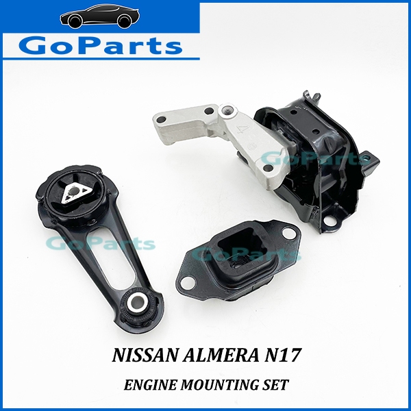 (3pc) Engine Mounting Set Nissan Almera N17 1.5 Auto Manual [2013~20 ...