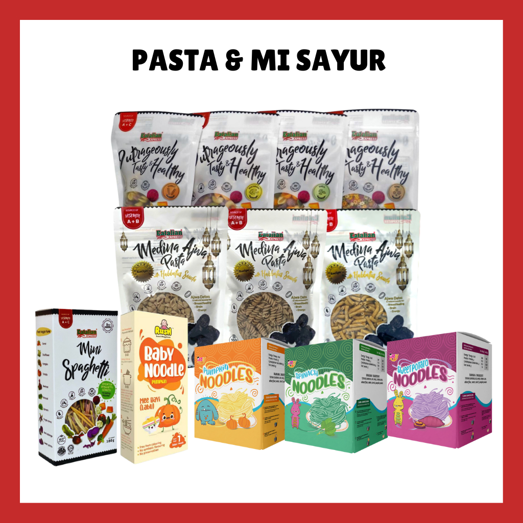 Pasta sayur Baby Pasta Mi Sayur Bayi untuk Bayi 7 8 Bulan dan Keatas ...