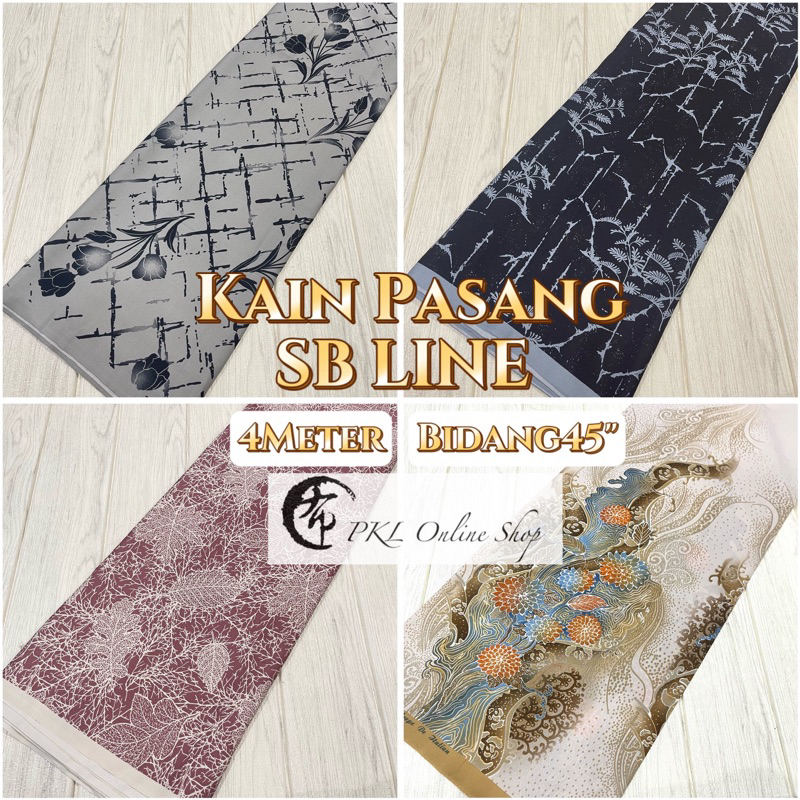PKL Kain Pasang / SB Line / Printed / 4Meter / Bidang45" / Kain Baru🆕 ...
