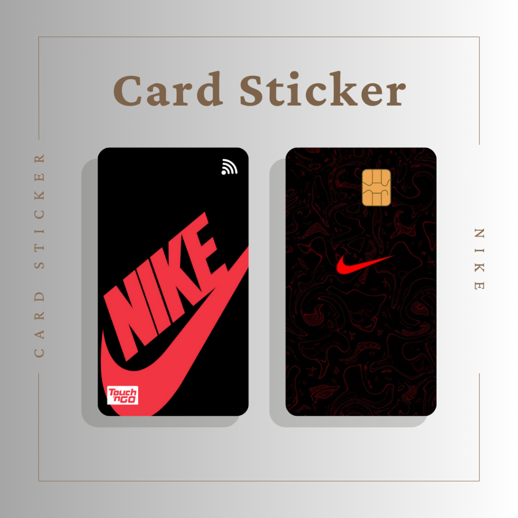 NIKE CARD STICKER - TNG CARD / NFC CARD / ATM CARD / ACCESS CARD ...
