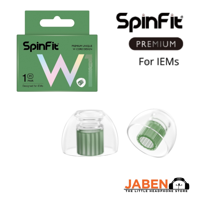 Spinfit W1 Premium Comfortable Soft Medical Gel Replacement Eartips for ...