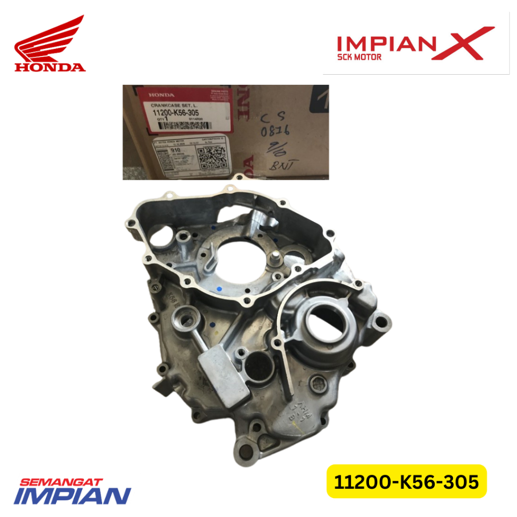 Crankcase Comp LH ( 11200-K56-305 ) RS150R V1 V2 V3, RS-X & CBR150R 💯 ...