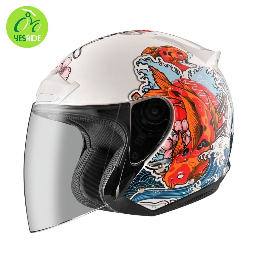 YESRIDE ZEUS GJ609 HELMET XL XXL Extra Larde Saiz Helmets | Shopee Malaysia