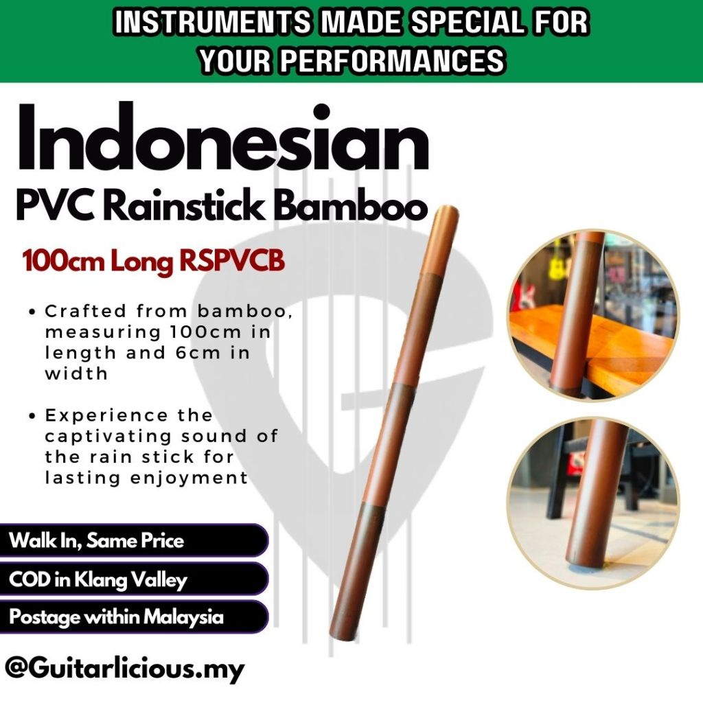 Indonesian Handmade PVC Rainstick 100cm long ( RSPVCB ) | Shopee Malaysia