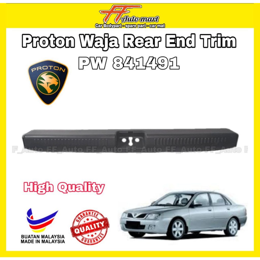 Proton Waja Rear Bonnet End Trim (DARK GREY) - 1PCS | Shopee Malaysia