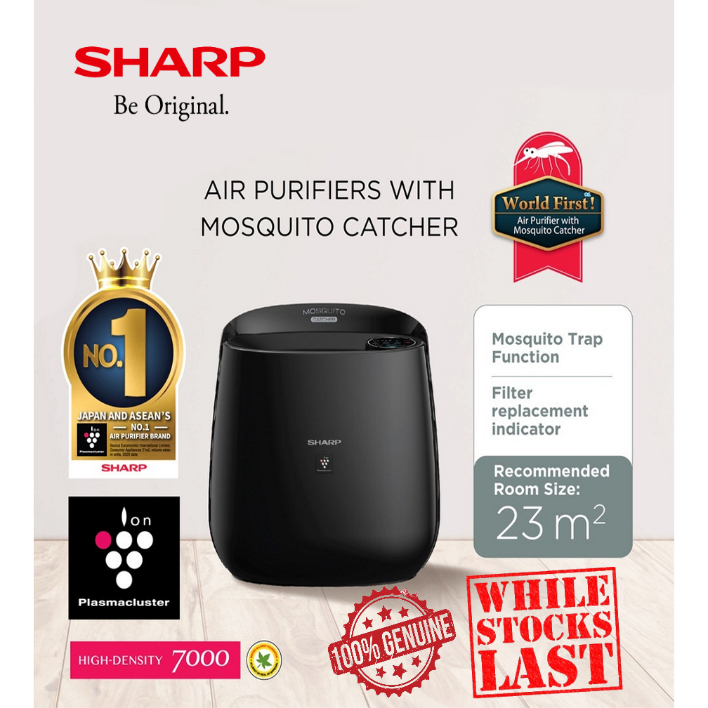 Sharp Plasmacluster Air Purifier with Mosquito Catcher FPJM30LB (100% ...