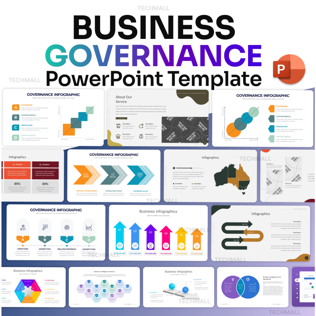 Business Governance Infographics PowerPoint Presentation Template | Shopee Malaysia