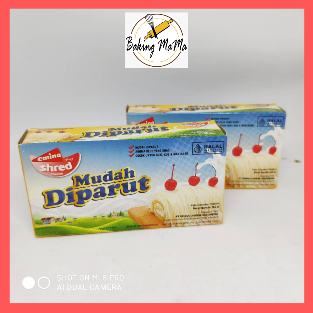 Emina Shred Cheese Block Mudah Diparut 160g | Shopee Malaysia