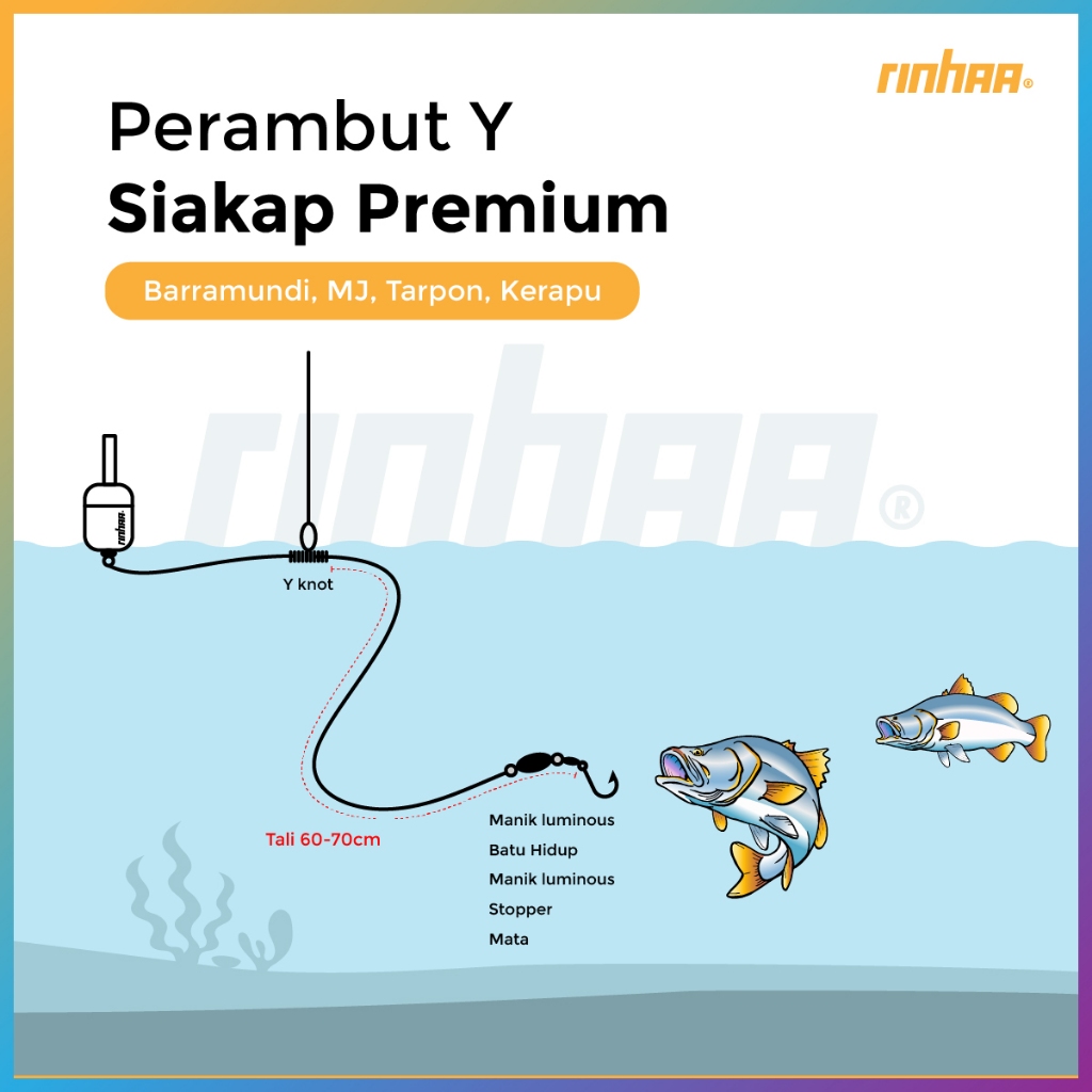 Perambut Y Siakap Premium (untuk pelampung) | Shopee Malaysia