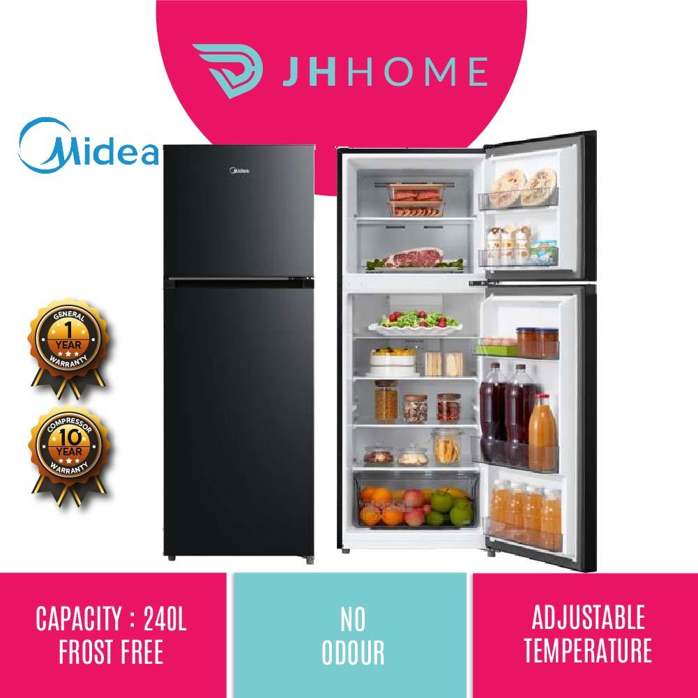 MIDEA 330L 2 Door Fridge Refrigerator | Peti Sejuk MDRT384MTB30 ...