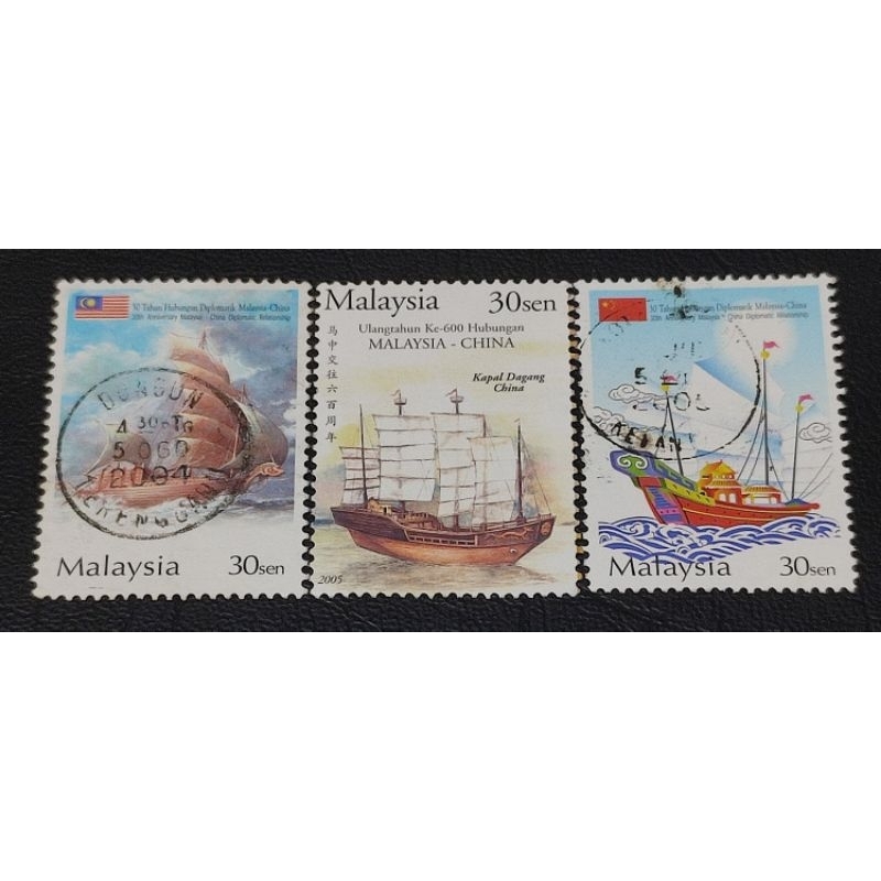 Setem Malaysia Tema Kapal Layar (3 pcs) | Shopee Malaysia