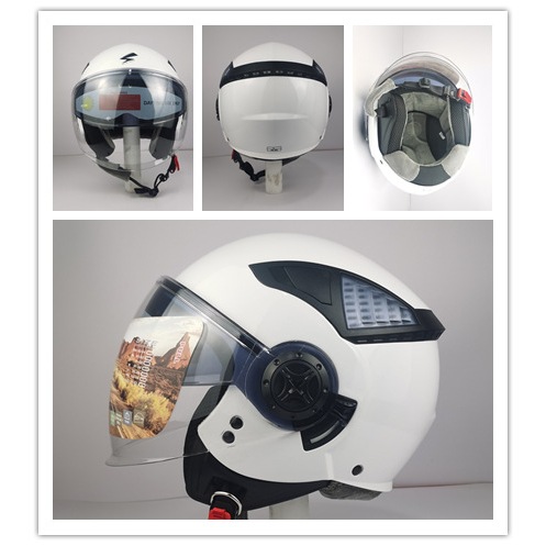 Ready stock KL -BYE Motorcycle Open Half Face Helmet chopper Scooter ...