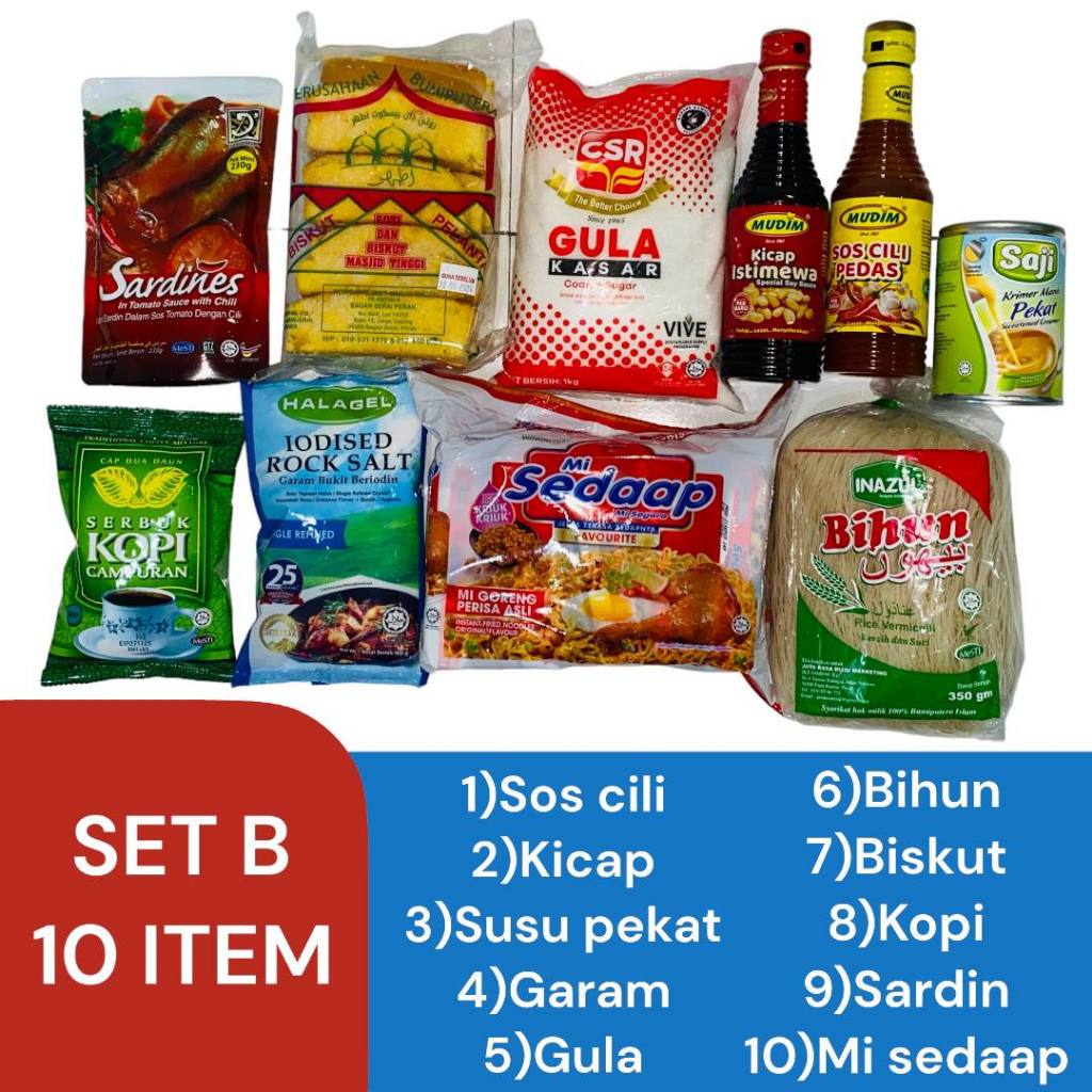BAKUL MAKANAN /SET BARANG KERING/BARANG DAPUR MURAH/HAMPER FOOD BOX ...
