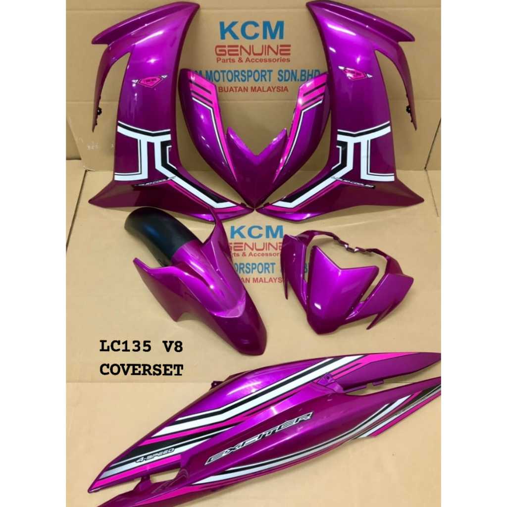 COVERSET YAMAHA LC135 V8 DESIGN VIETNAM | Shopee Malaysia